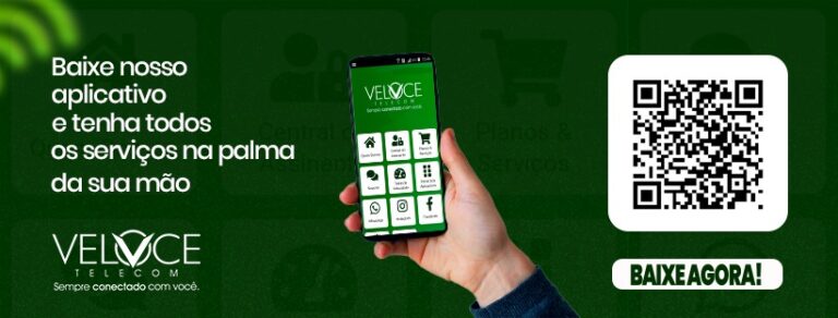 Baixe nosso APP - Veloce Telecom